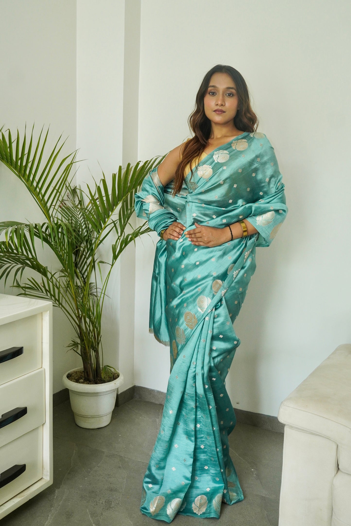 Raw Mango - Ethereal Silk – Hamjoli Saree